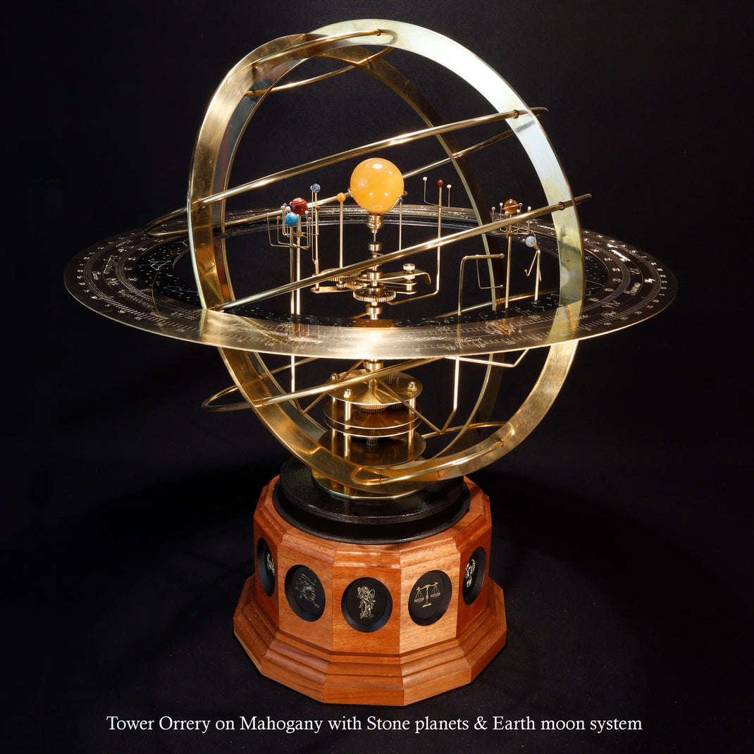 Tower Orrery with Full Armillary Sphere --Science Art Orrery Designs ...